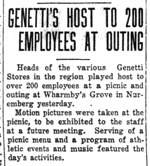 Memories from the 1930’s – The Genetti Family Genealogy Project